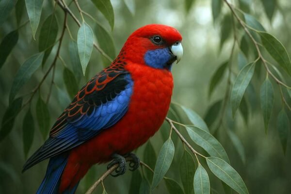 Crimson Rosella – The Brilliant Red Aviary Gem