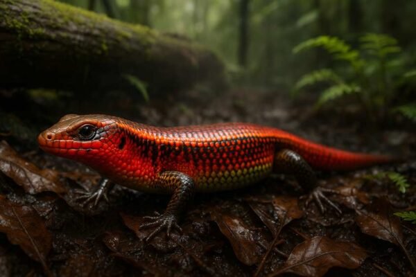 Fire Skink: The Flashy Jewel of African Forests
