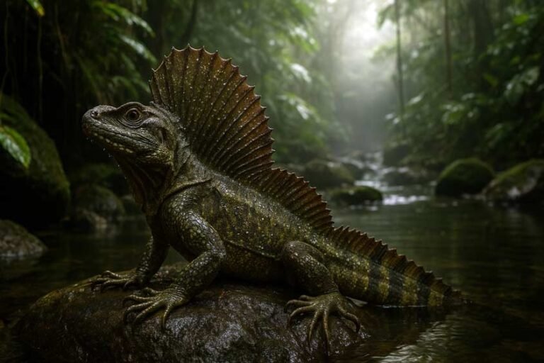 Sailfin Dragon: The Exotic Dinosaur-Like Lizard