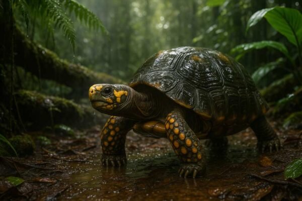 Yellow-Footed Tortoise: South America’s Rainforest Icon